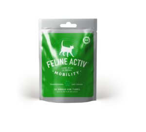 feline activ® mobility supplement – fast relief from activity induced pain & inflammation for cats - 30 ct