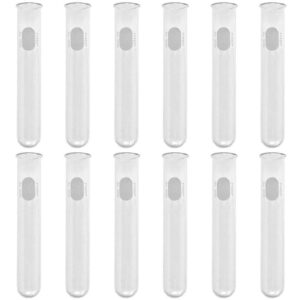 pyrex 9800-25, 25x150mm glass test tube with beaded rim and white marking spot, 55ml (pack of 12)