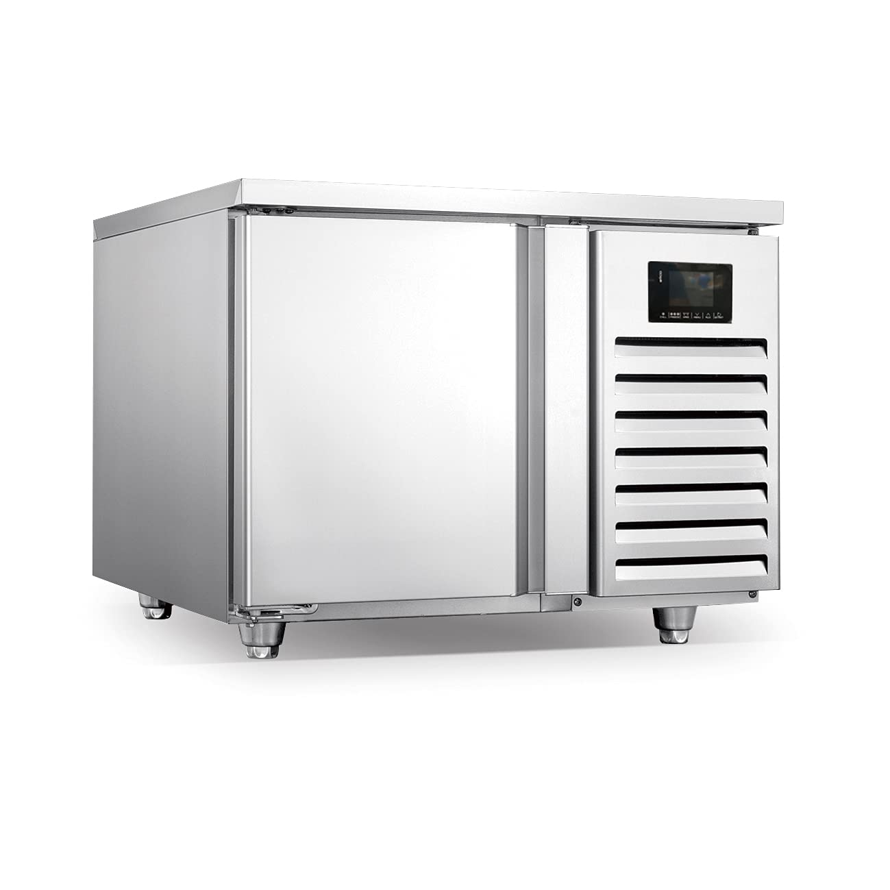 Kolice Commercial 3 Trays Blast Chiller, Blast Freezer, Chest Freezer, Batch Freezer for Hard ice Cream, Chicken, Fish, Dessert, Pastry, etc. -31°F