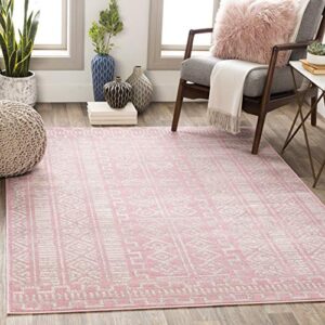 livabliss dianne global tribal area rug,7'10" x 10'2",pale pink/cream