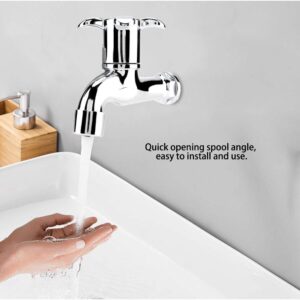 Washing Machine Faucet - Sink Basin Water Tap with Single Spout Handle for KItchen Sinks Bathroom Bathtub(4 Blossom Handle)