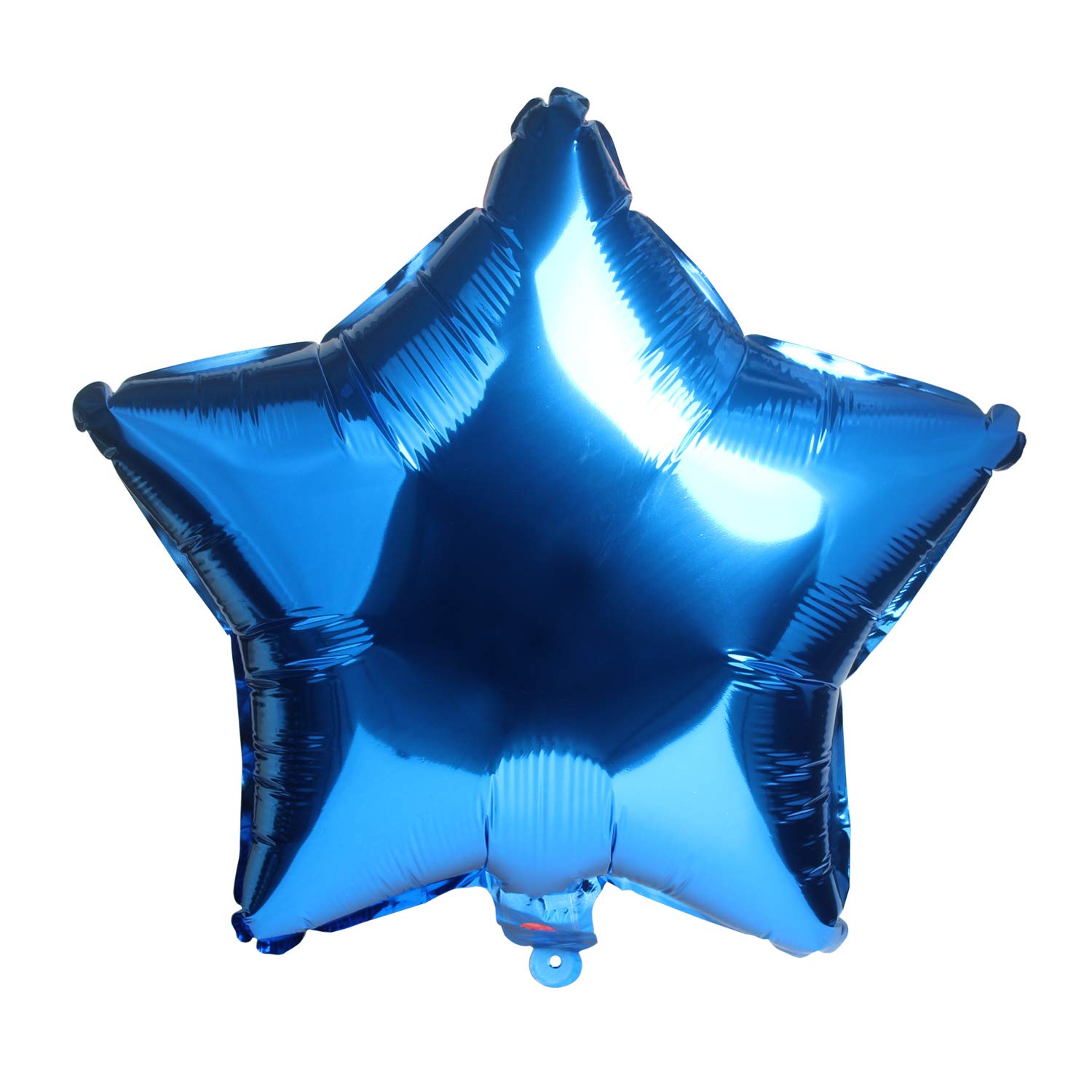 10pcs Star Shape Foil Mylar Helium Balloon 18" Balloon Birthday Party Decoration Foil Balloons,Wedding,Baby Shower Decor - Blue