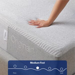 Casper Sleep Original Foam Hybrid, Twin XL Mattress - Medium Firm Memory Foam with Zoned SupportTM - 100-Night Trial - CertiPUR-US Mattress, Light Gray