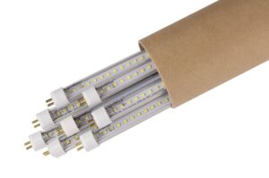 8pack of 4ft t5 28w led tube w 5000k white 5000 lumen,2 ppf/w to replace & retrofit 54w fluorescent t5ho lamps directly work w previous ballast.