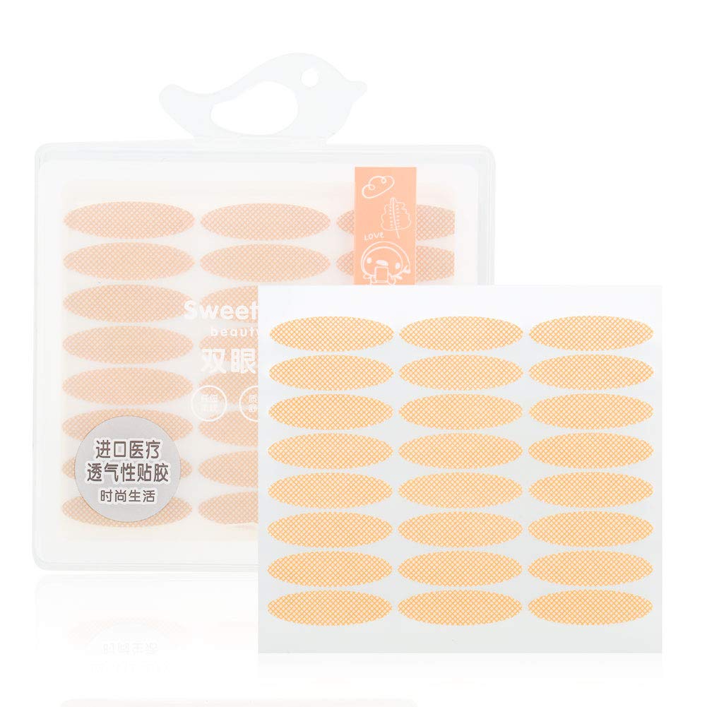 Lace Invisible Single Side Sticky Eyelid Tape Lift Sticker Instant Iift Eyelid Make Eye BIGGER ROUNDER Without Surgery, Perfect for Light/Heavy Saggy Hooded Droopy Uneven Mono-eyelids