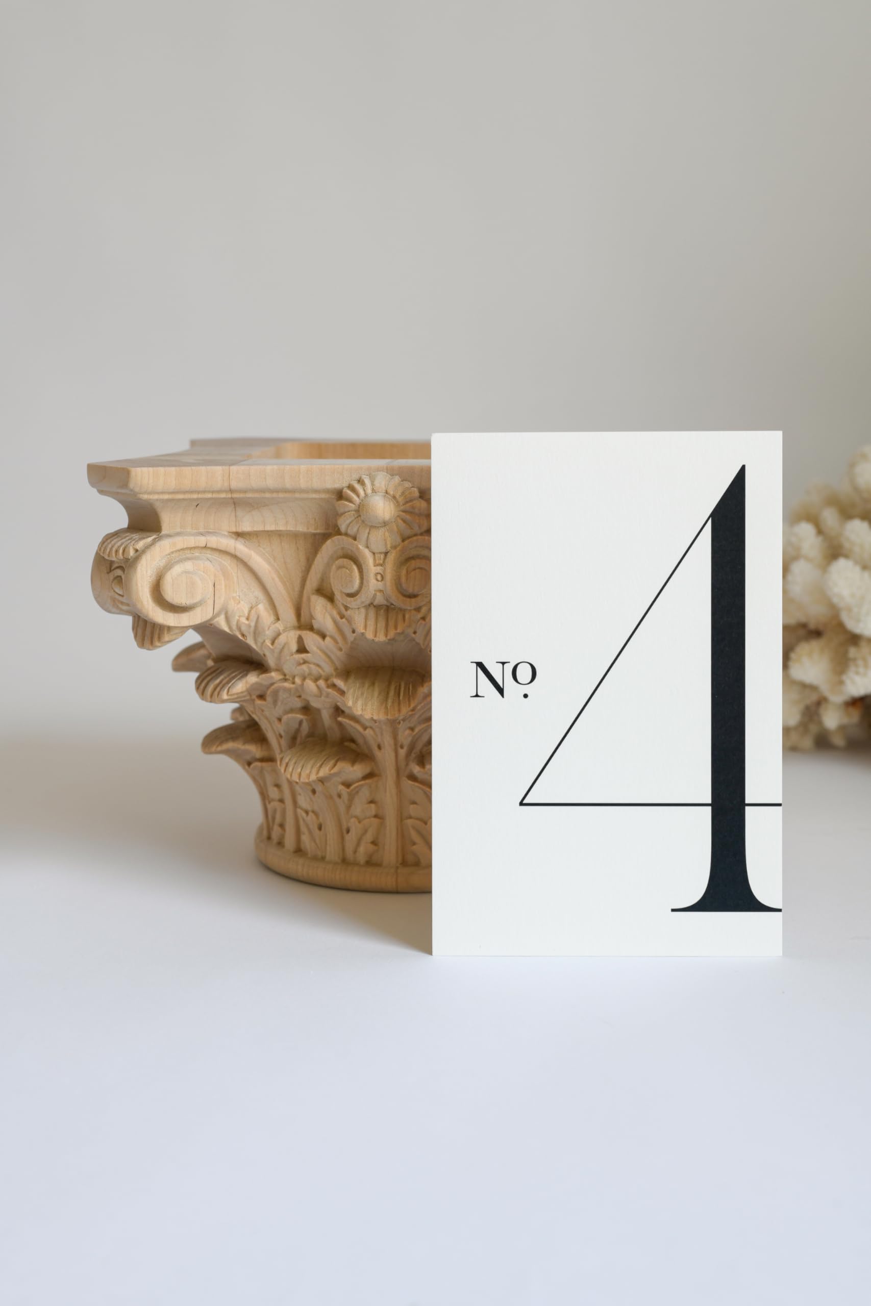 Weekend Paper Co.™ Modern Table Numbers, Single Sided 4x6 Modern Design, Black Matte Ink, Numbers 1-25 plus 3 BONUS signs for Your Wedding, Reception, Anniversary, Birthday Party or Any Celebration!