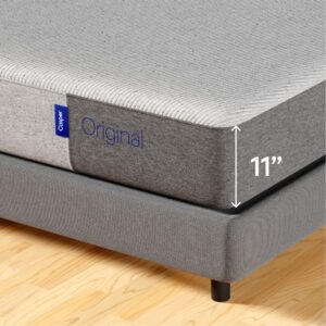 Casper Sleep Original Foam, Memory Foam Mattress, Full Size - Medium Firm Bed in a Box with Zoned SupportTM - 100-Night Trial - 10 Year Warranty - CertiPUR-US® Mattress, Light Grey