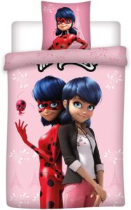 miraculous ladybug pink together duvet cover set