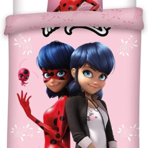 Miraculous Ladybug Pink Together Duvet Cover Set