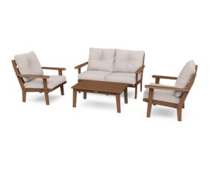 polywood lakeside deep seating set / pws520-2-te145999