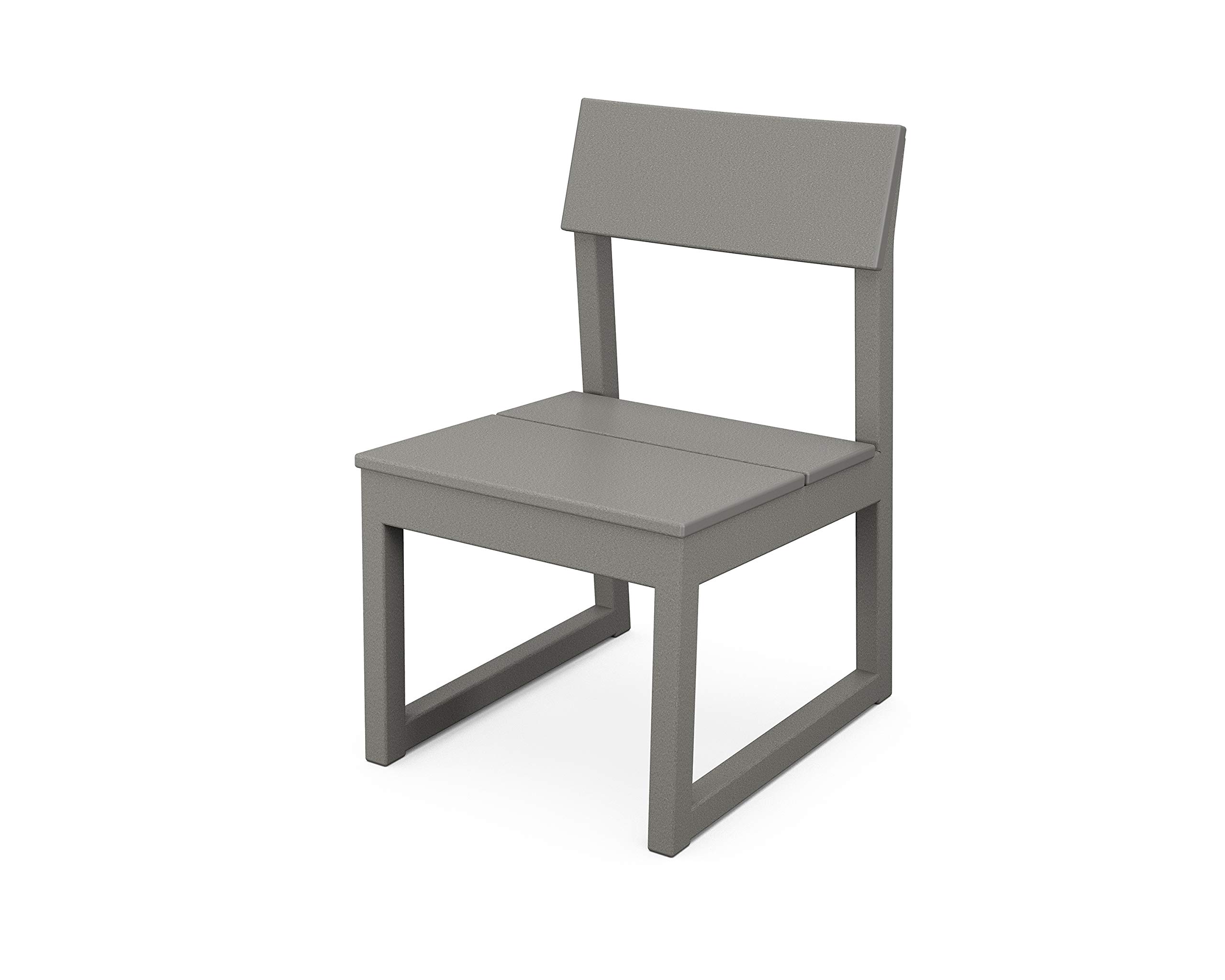 POLYWOOD® Edge Dining Chair, Slate Grey