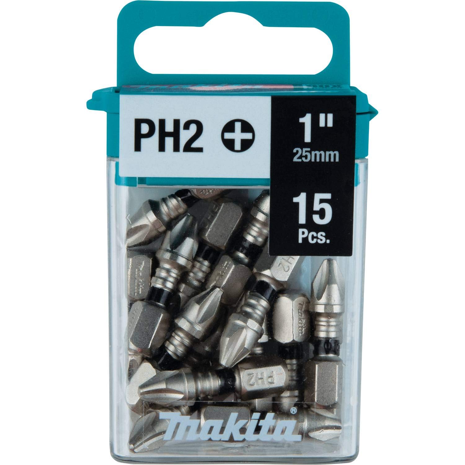 Makita E-00664 Impact XPS™ #2 Phillips 1" Insert Bit, 15/pk