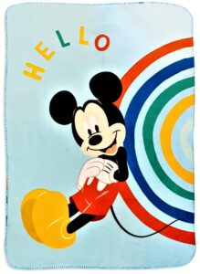 disney mickey mouse m28, okay and stars fleece throw blanket