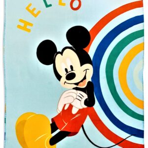 Disney Mickey Mouse M28, Okay and Stars Fleece Throw Blanket