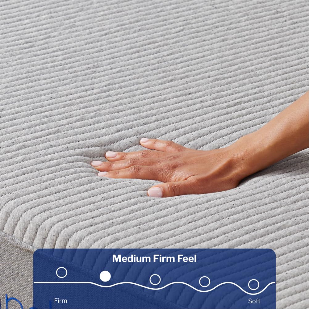 Casper Sleep Original, Twin XL Memory Foam Mattress - Medium Firm Bed in a Box with Zoned SupportTM - 100-Night Trial - CertiPUR-US Mattress, Light Grey