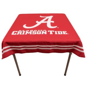 college flags & banners co. alabama crimson tide logo tablecloth or table overlay