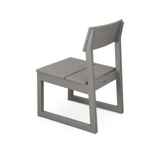 POLYWOOD® Edge Dining Chair, Slate Grey