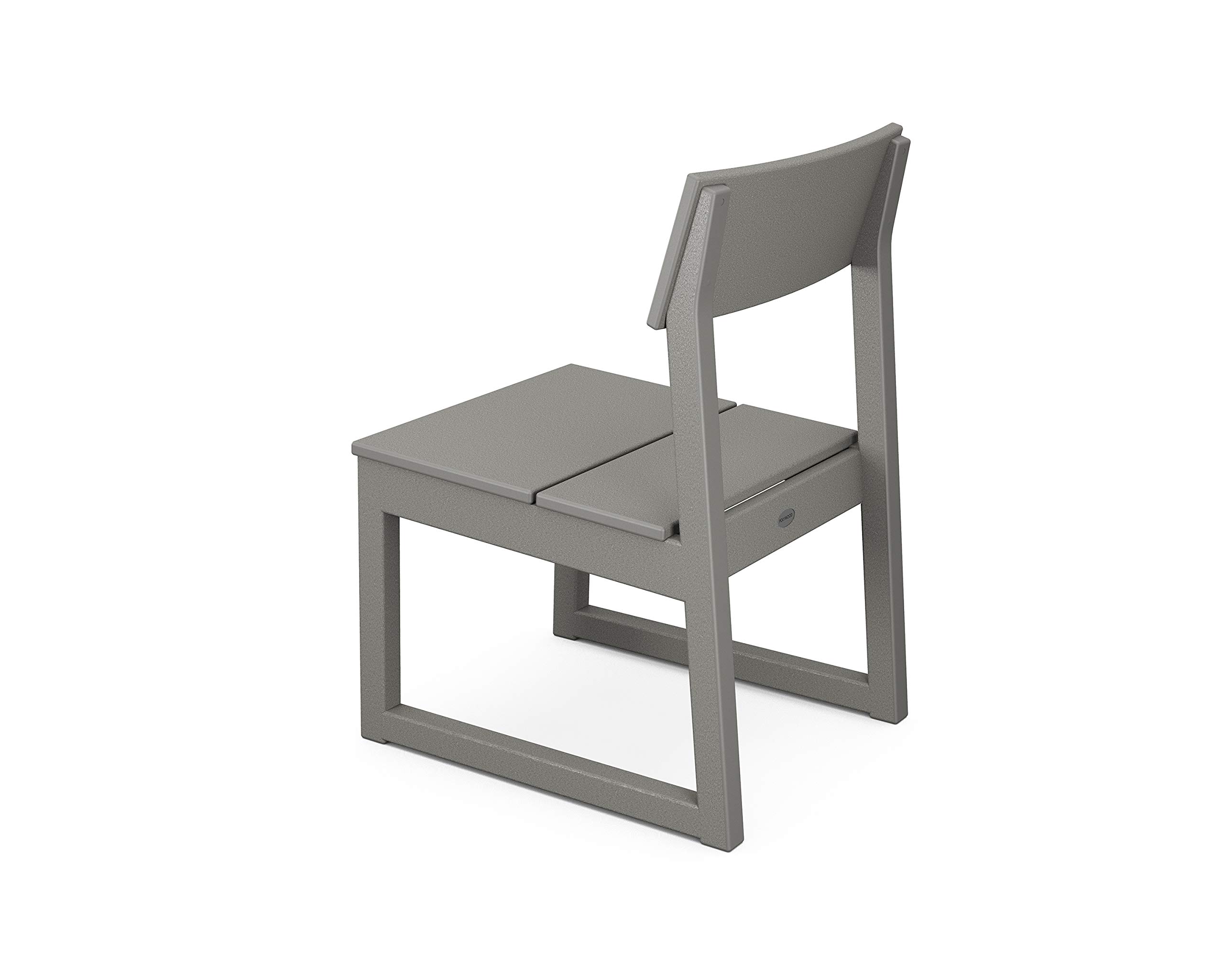 POLYWOOD® Edge Dining Chair, Slate Grey