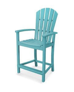 polywood® palm coast counter chair, aruba