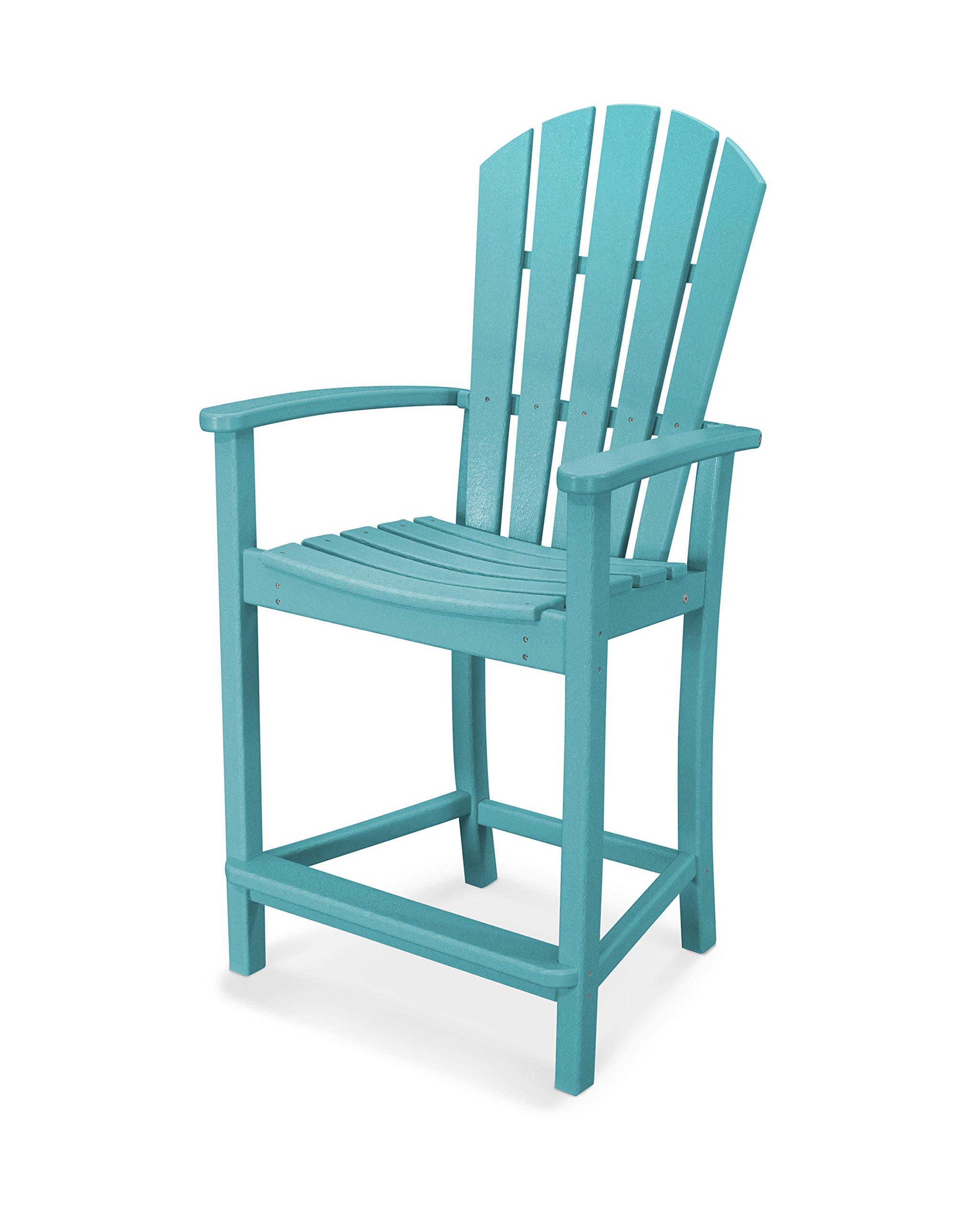 POLYWOOD® Palm Coast Counter Chair, Aruba