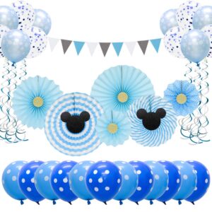 meiduo mouse birthday party supplies blue baby shower decorations for boy room decor classroom decoration