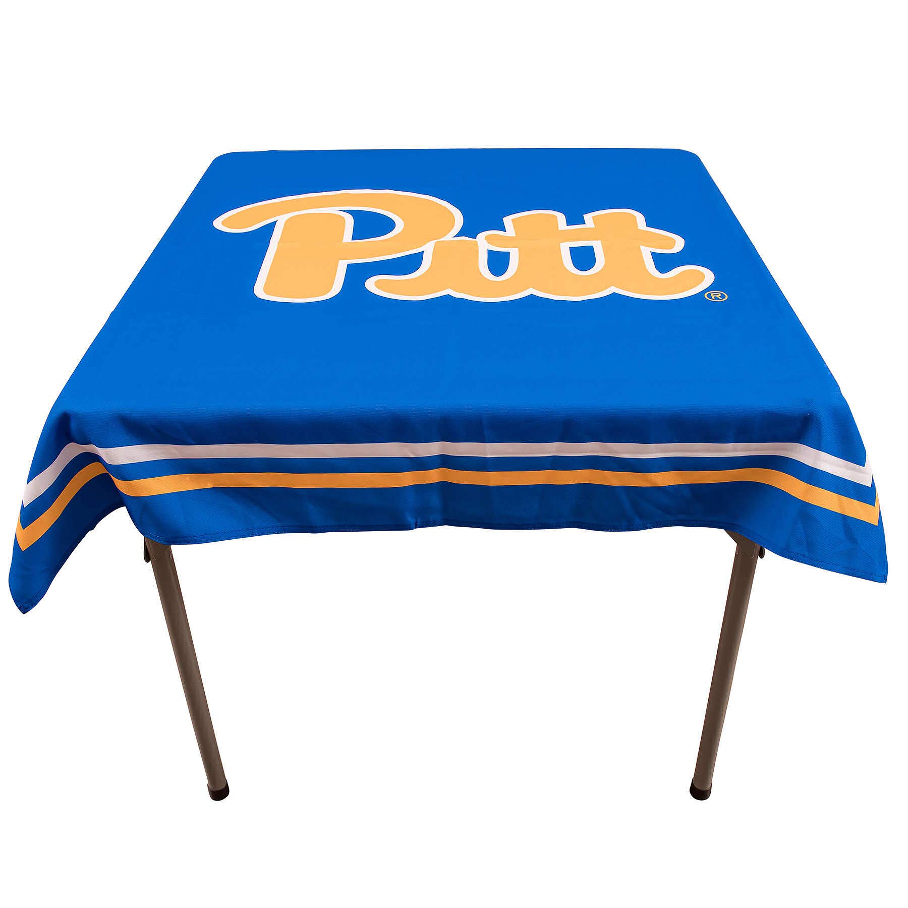 College Flags & Banners Co. Pittsburgh Panthers Logo Tablecloth or Table Overlay