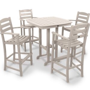 POLYWOOD® La Casa Café Bar Set, Sand