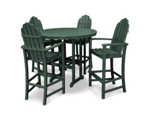 trex outdoor furniture cape cod bar set, rainforest canopy