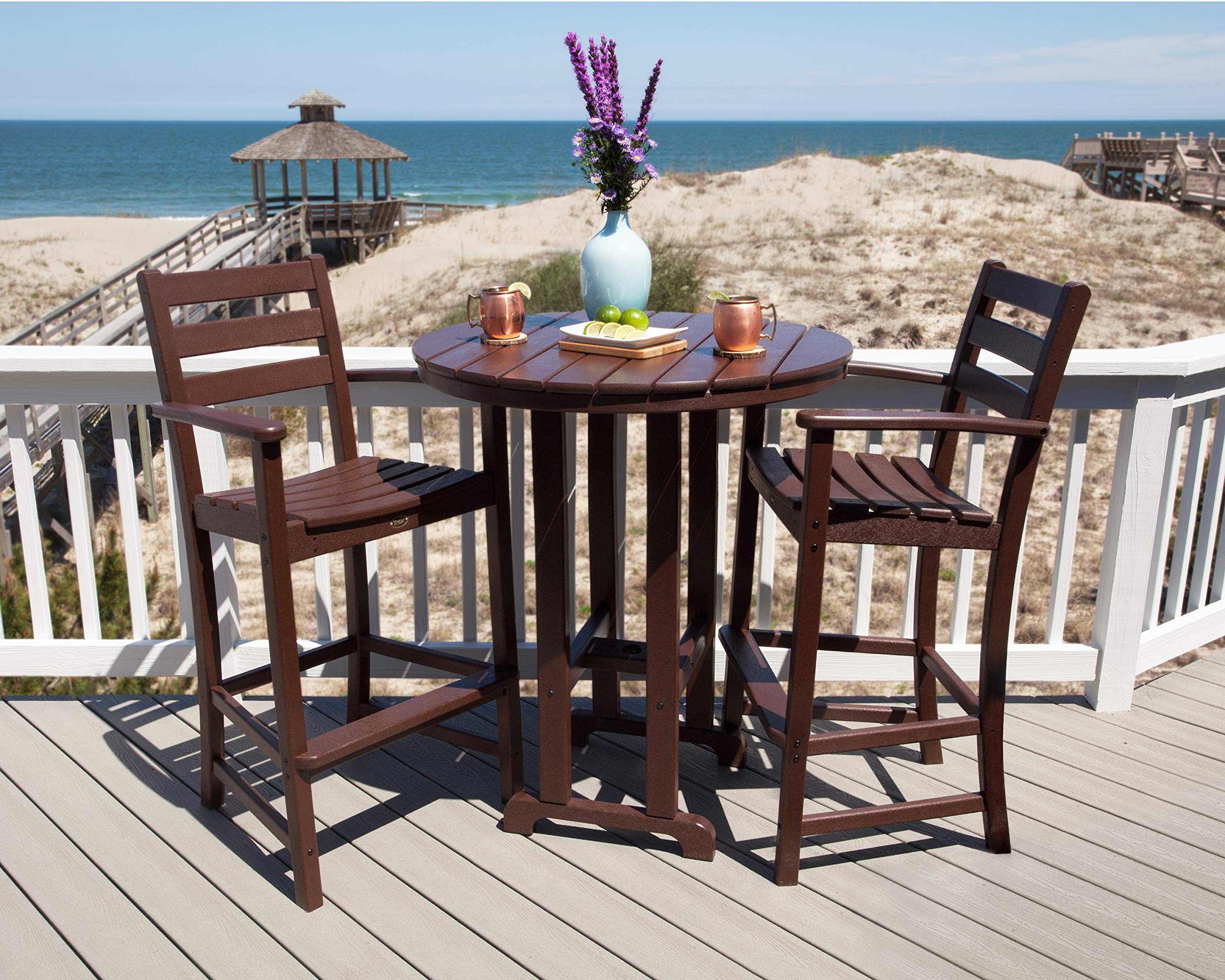 Trex Outdoor Furniture Monterey Bay Bar Set, Tree House