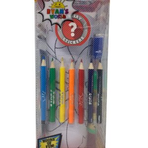 Ryan's World Art Box Set in Acetate Box (Marker,Pen,Eraser,Pencil Case & More)