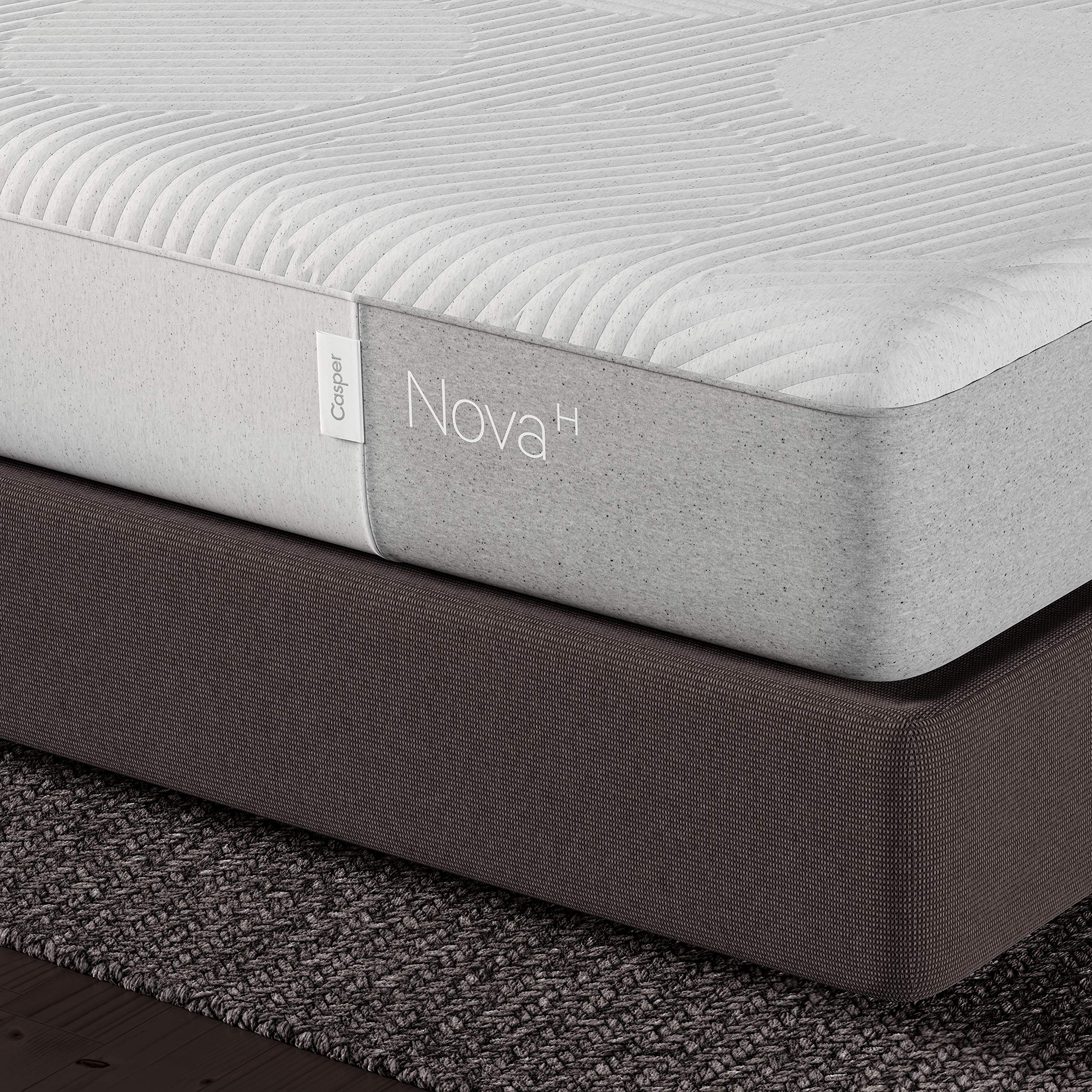 Casper Sleep Nova Hybrid Mattress, California King,Light Gray