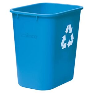 superior popcorn company pwr-28l waste basket, 7 gallon, blue