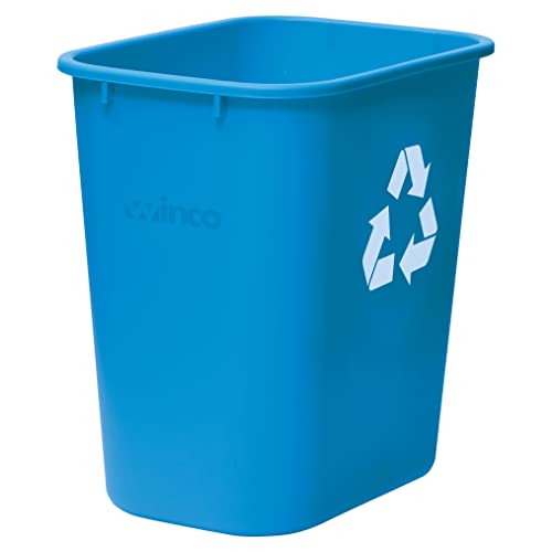 Superior Popcorn Company PWR-28L Waste Basket, 7 Gallon, Blue