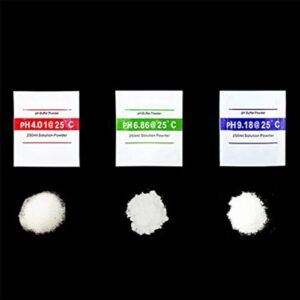 Nynelly 15 Pack pH Meter Buffer Solution Powder pH 6.86, 4.01, 9.18 for Precise Calibrate pH Meter, pH Calibration Powder Solution, pH Tester Calibration Powder Packets