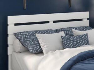 afi oxford full size headboard with attachable charger in white