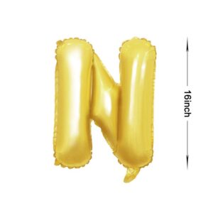 AnnoDeel 16inch NO BOYS ALLOWED Foil Balloons Banner, Gold Letter Mylar Balloon for Women Bride Bacheloretter Banner Party Decoration