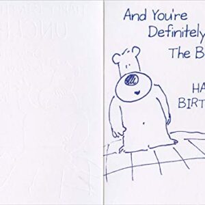 Designer Greetings Only The Best is Good Enough Birthday Card for Uncle