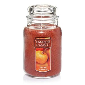 spiced pumpkin large jar candle,fresh scent