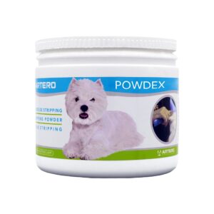 artero powdex.calcium carbonate formula that facilitates stripping.