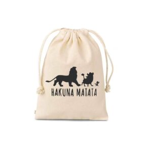 Set of 10 Hakuna Matata Bags mickey mouse club house party supplies Birthday party gift bags novelty gift bag goodie candy bags Bridal Shower Party Favor Bag wedding party Wedding Bachelorette Favors