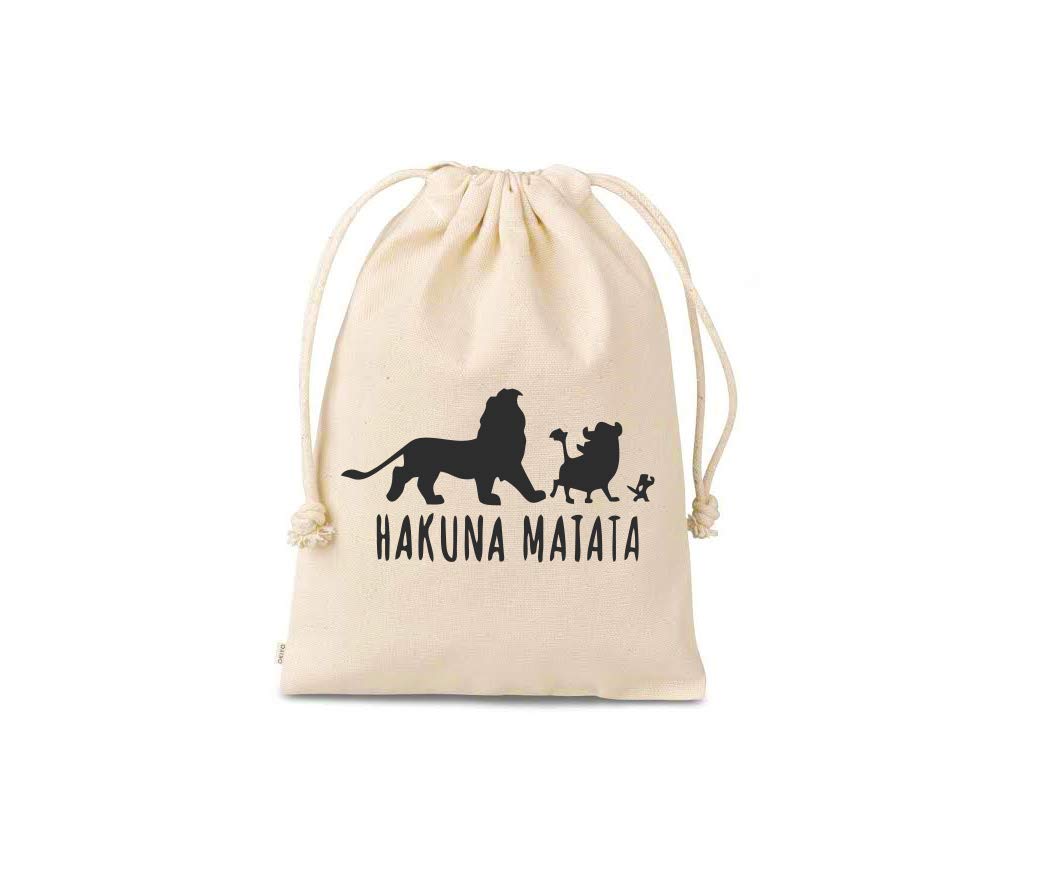 Set of 10 Hakuna Matata Bags mickey mouse club house party supplies Birthday party gift bags novelty gift bag goodie candy bags Bridal Shower Party Favor Bag wedding party Wedding Bachelorette Favors