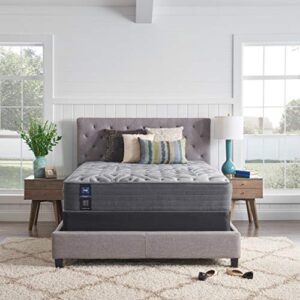 sealy posturepedic plus, tight top 13-inch plush soft mattress with surface-guard-full, grey