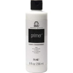 folkart, clear primer, 8 oz, 8 fl oz (pack of 1)