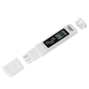 iPower TDS Meter, EC Meter & Temperature Meter 3 in 1 EC TDS and Temperature Test Pen with ± 2% Accuracy Ideal Water Test Meter