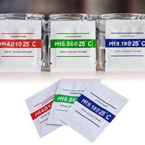 Nynelly 15 Pack pH Meter Buffer Solution Powder pH 6.86, 4.01, 9.18 for Precise Calibrate pH Meter, pH Calibration Powder Solution, pH Tester Calibration Powder Packets