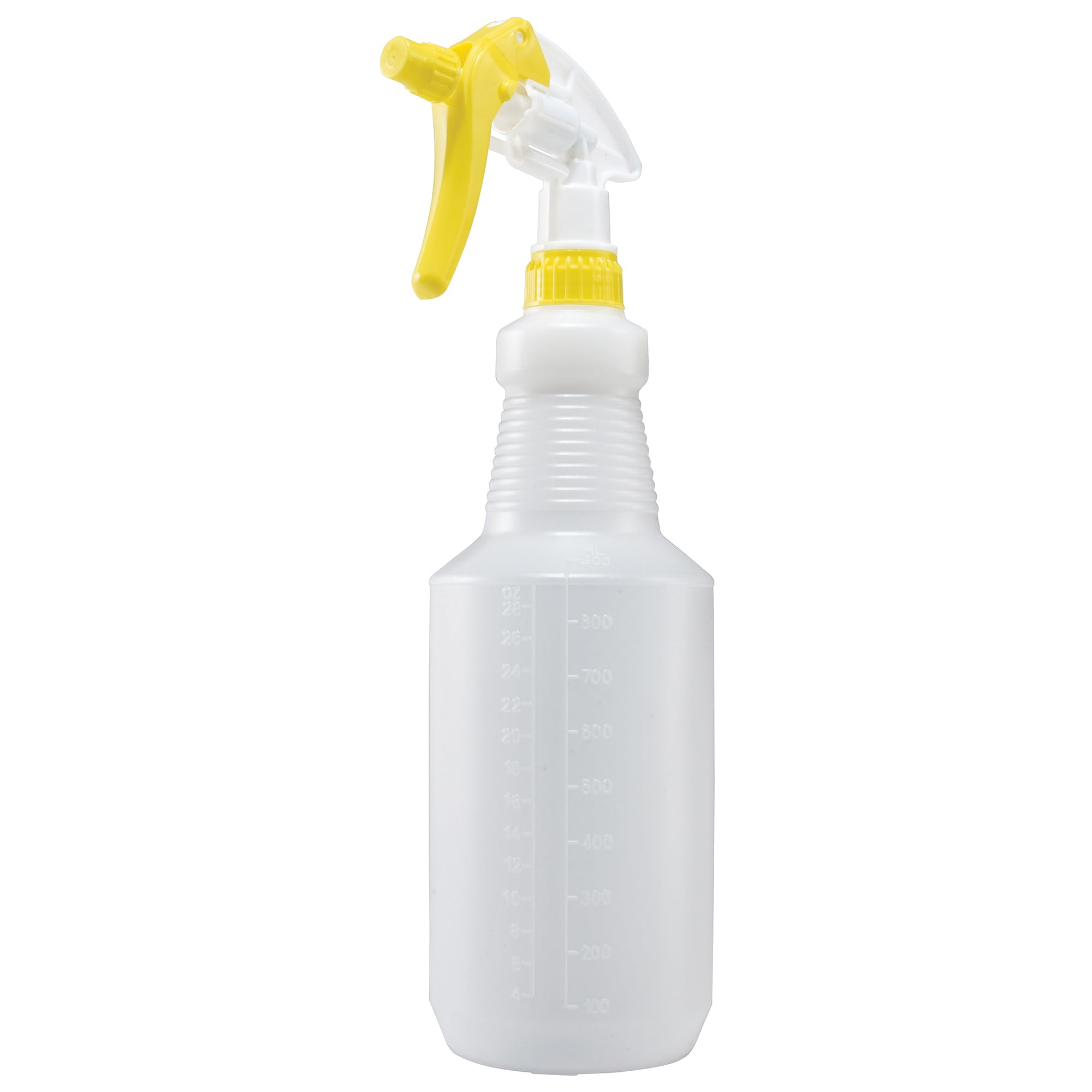 Winco 28 Ounce Professional Spray Bottle with Adjustable Nozzle, Yellow