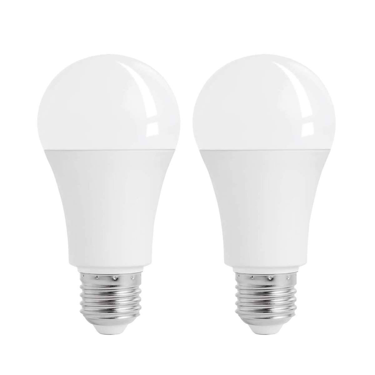 Motion Sensor Light Bulbs,7W (60-Watt Equivalent) E26 Motion Activated Dusk to Dawn Security Light Bulb Outdoor/Indoor for Front Door Porch Garage Basement Hallway Closet(Cold White 2 Pack)