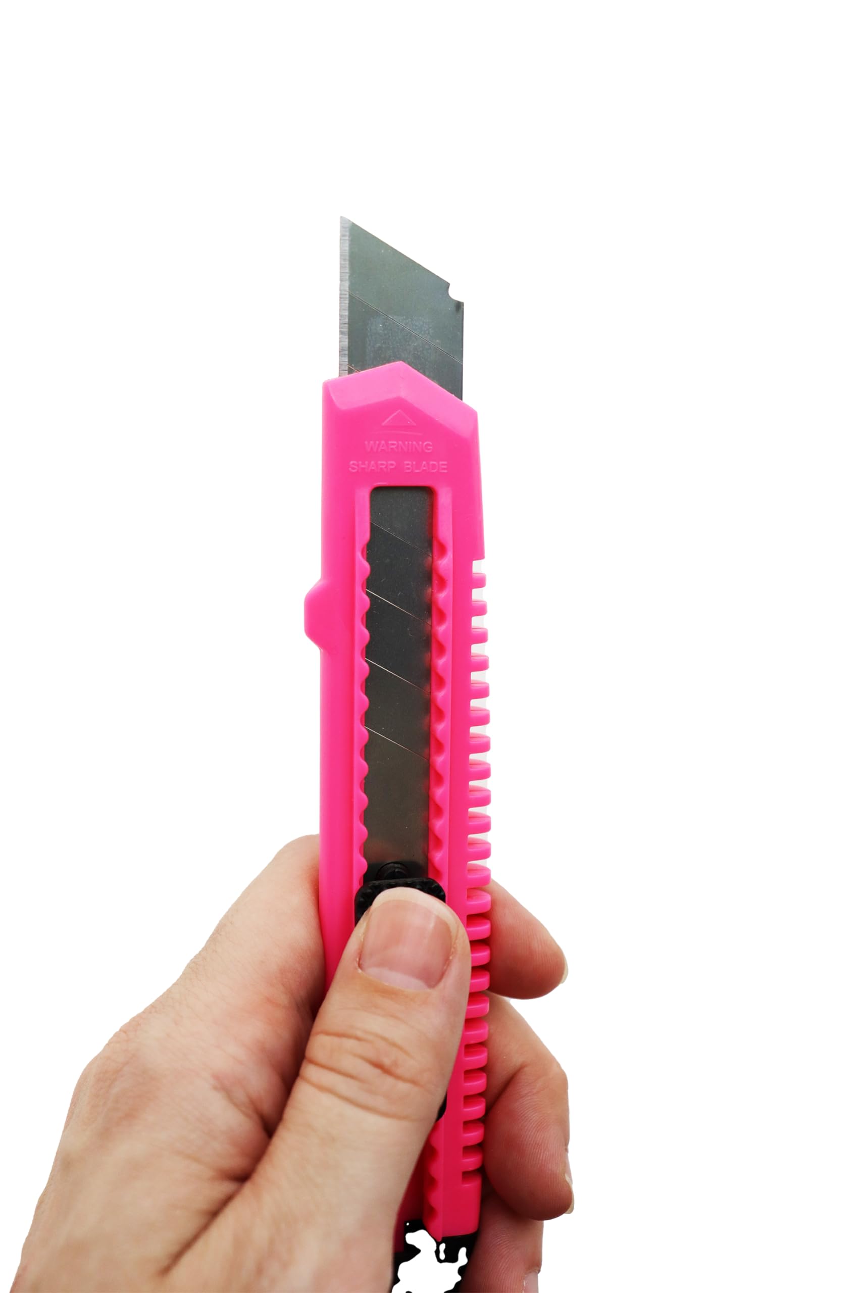 10 Safety Box Cutter Utility Knife Retractable Snap off Razor Blade PINK YELLOW