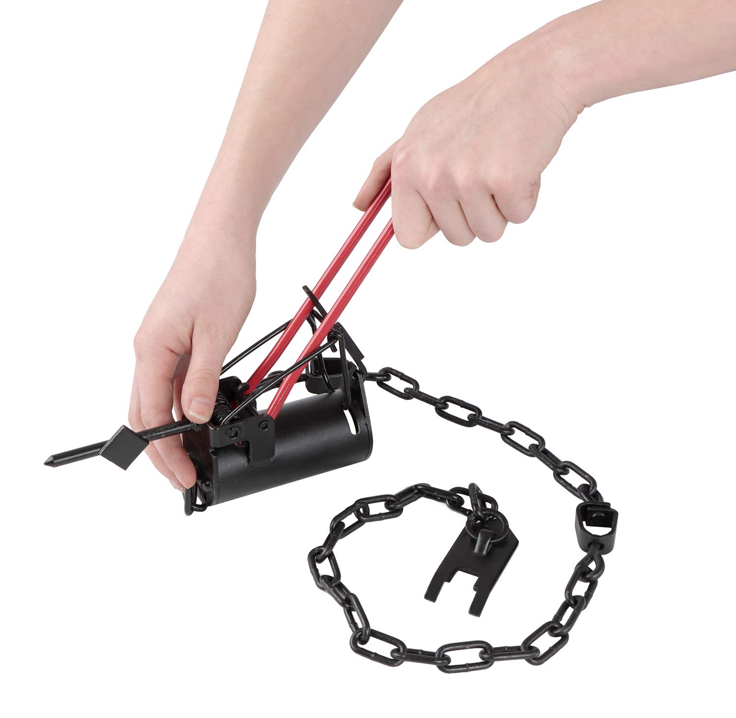 Redneck Convent Dog Proof Trap Setter Tool - 7 Inch Leverage Handle for Coon Cuffs Traps Beaver Trap Setting Tool DP Trapping Tool