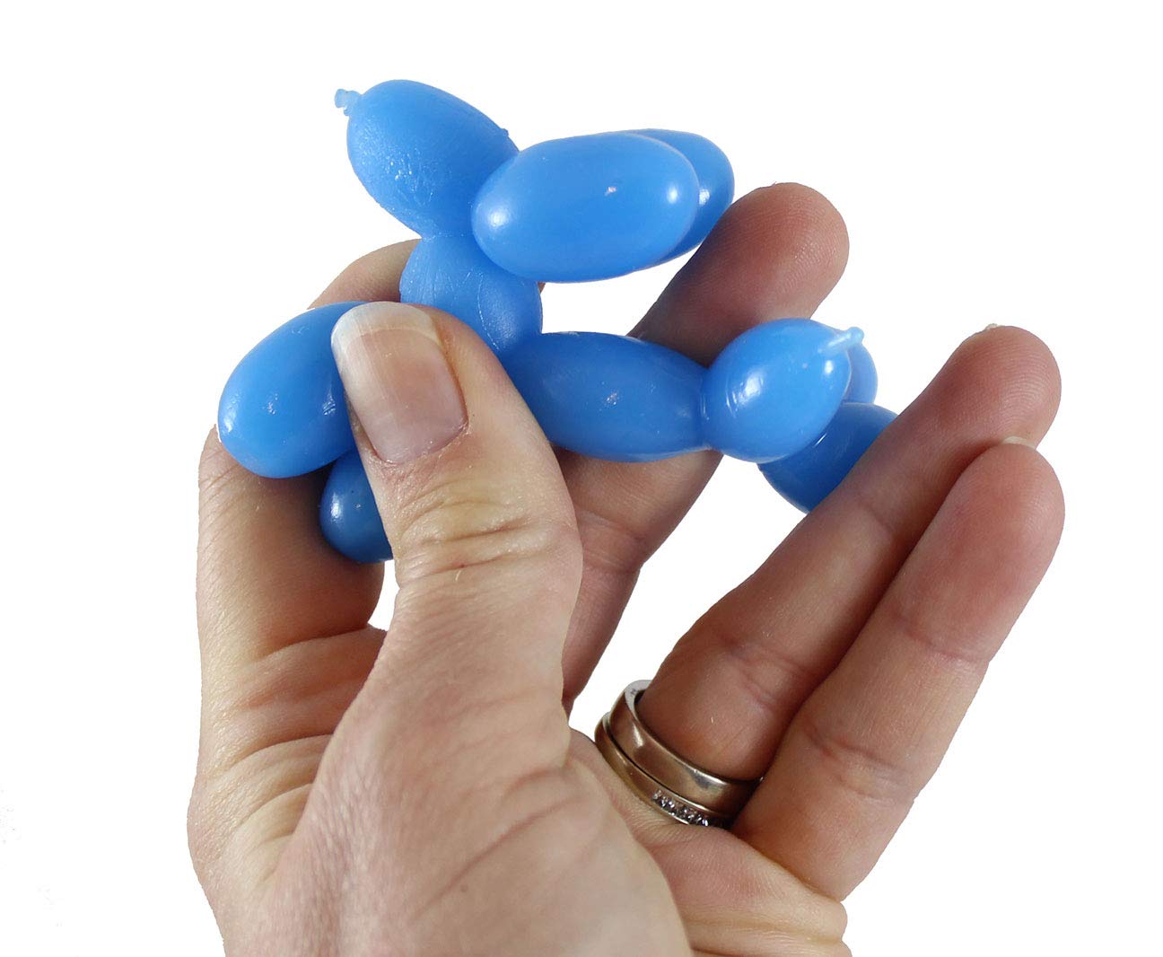 12 Mini Balloon Dog Stretchy Toy - Cute Squishy Sensory Fidget Toy - Party Favors & Prizes (1 Dozen)